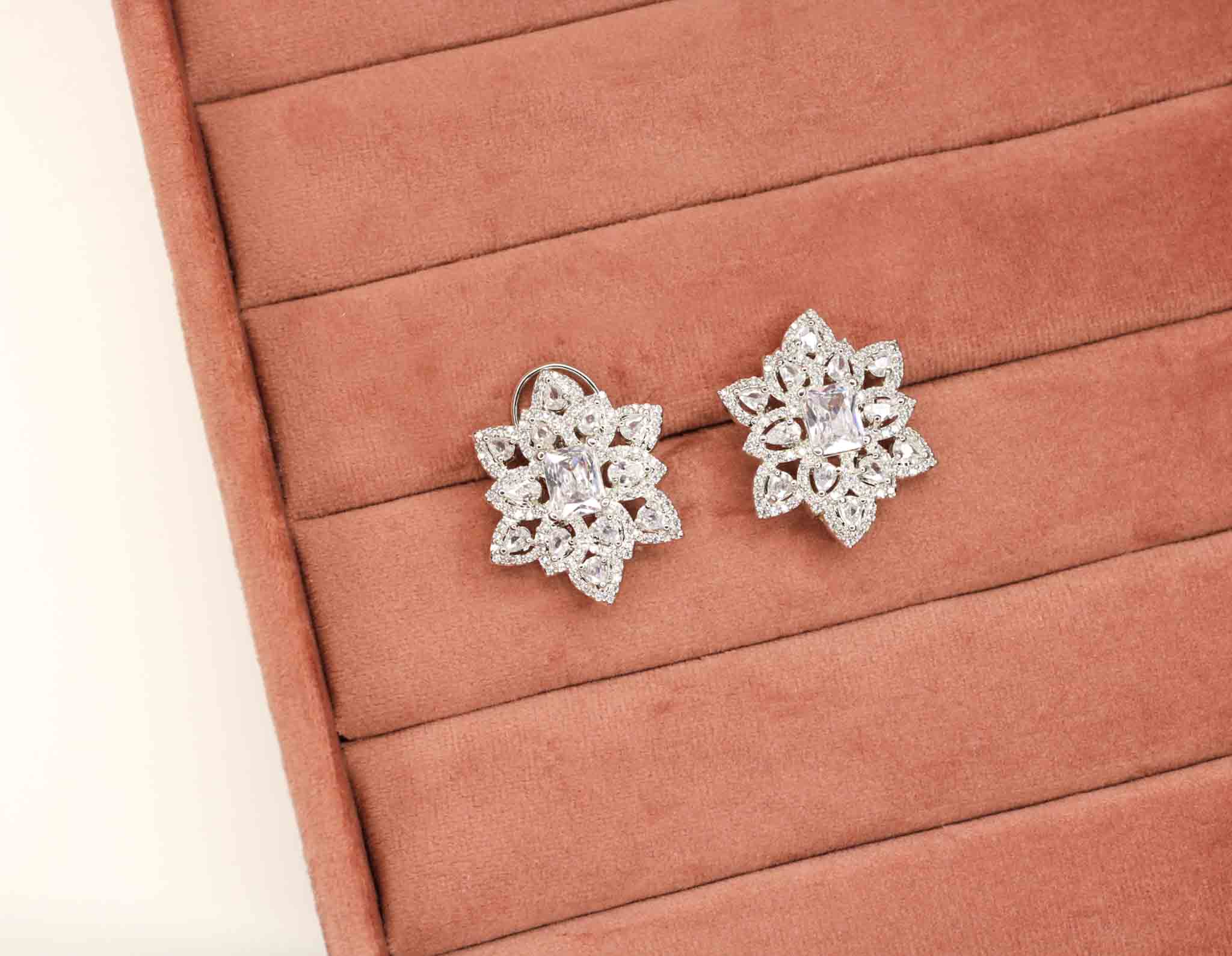 Wearing AD Earrings with Traditional Outfits – AJEH Jewellery