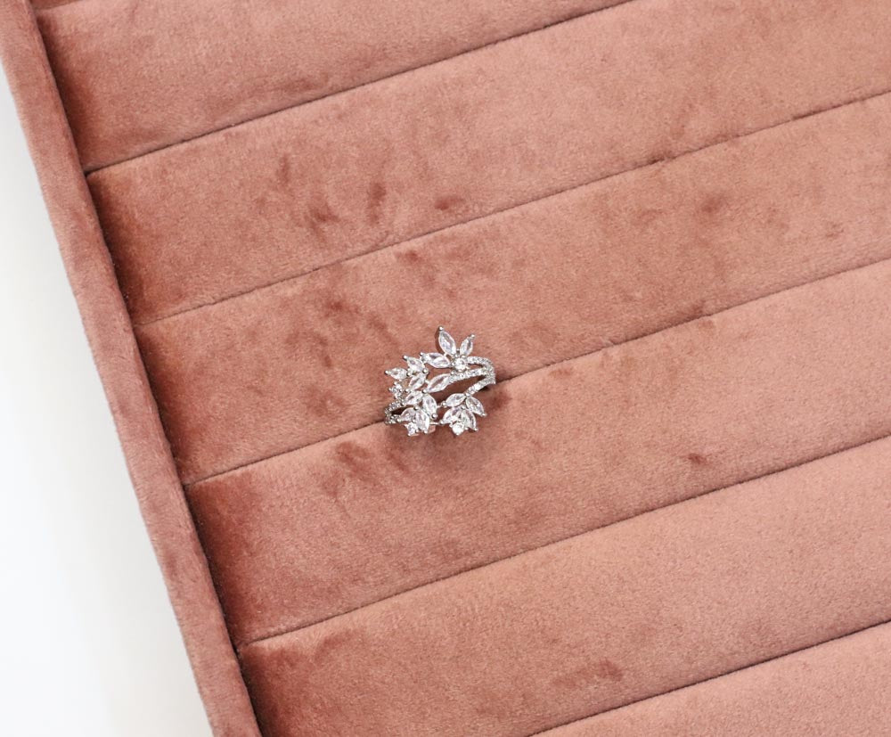 Buy Premium American Diamond Ring Online @ Best Price – AJEH Jewellery